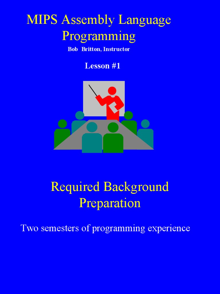MIPS Assembly Language Programming: Lesson #1 | PDF | Assembly Language | Subtraction