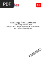 Araling-Panlipunan10 q3 Mod2-Diskriminasyon v3-1 | PDF