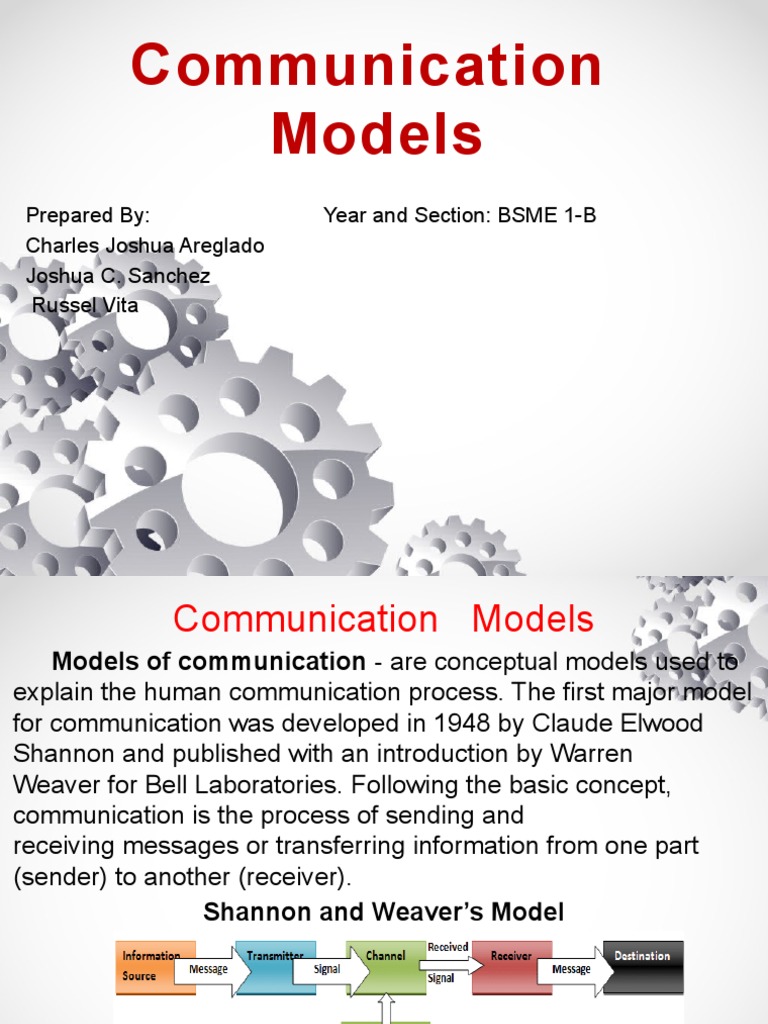 Overview of Communication Models | PDF | Communication | Scientific ...