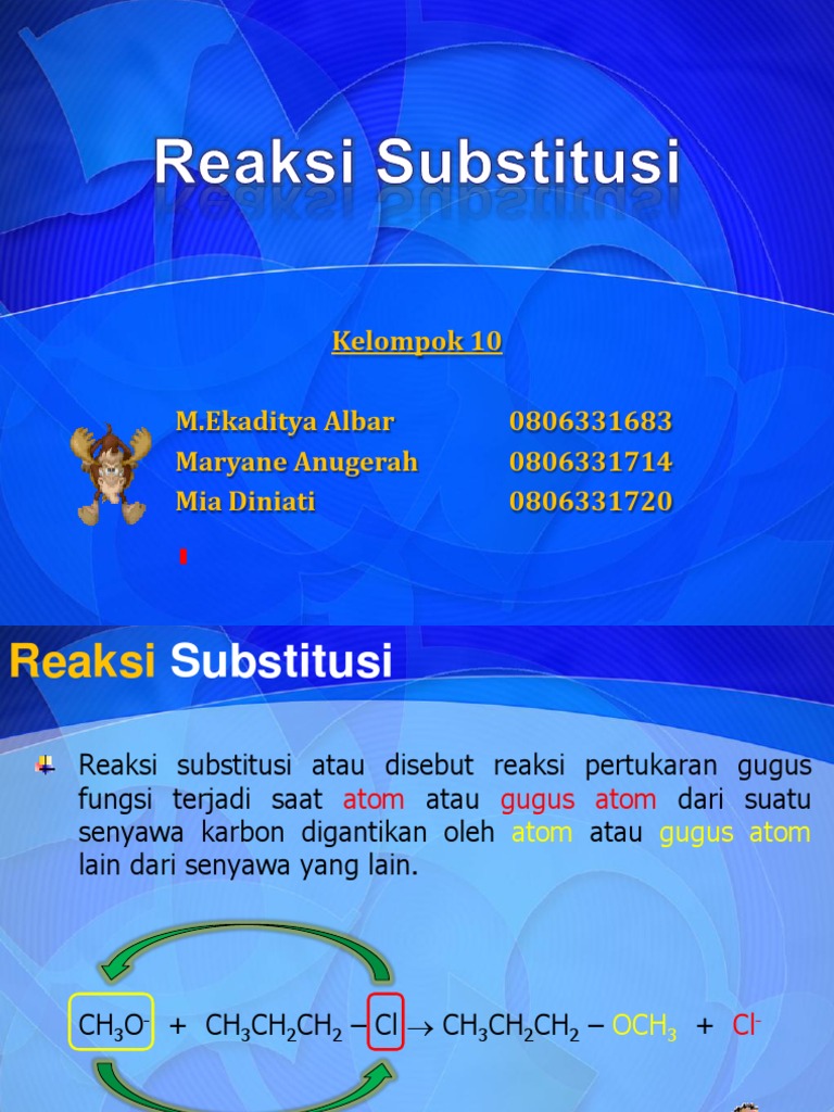 Reaksi Substitusi | PDF