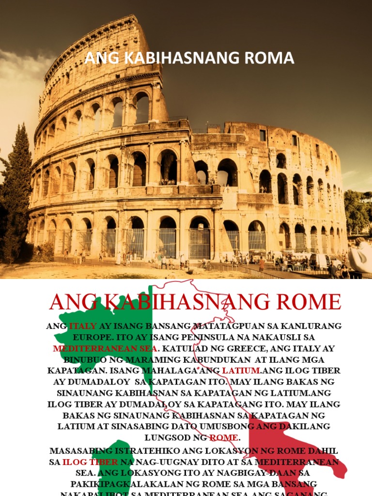Kabihasnang Rome | PDF