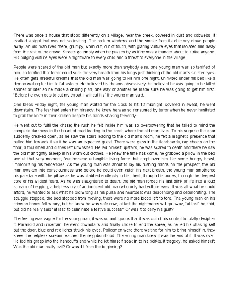 Short-Story (The Man Who Misunderstood Evil) | PDF