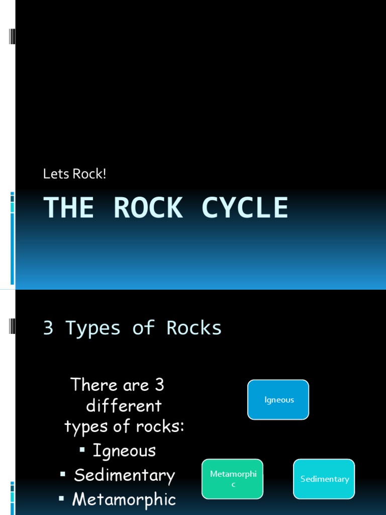 Rock Cycle Powerpoint | PDF
