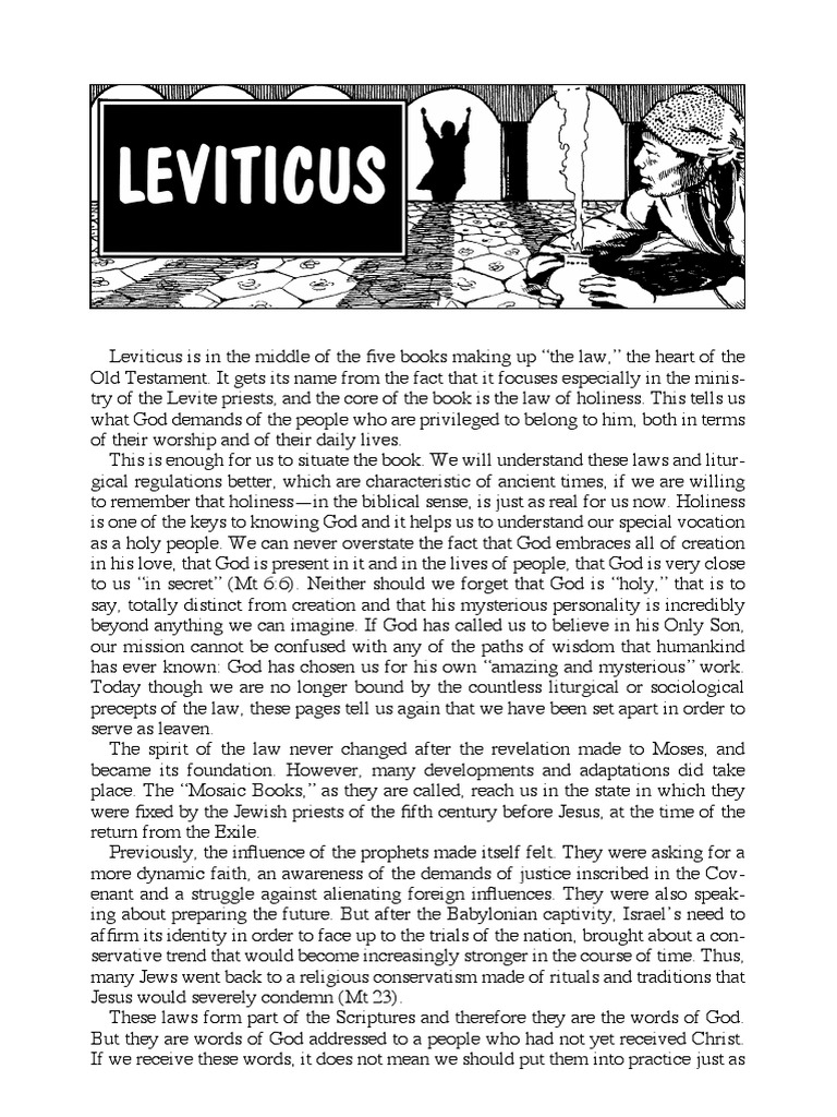 Book of Leviticus | PDF | Book Of Leviticus | Israelites
