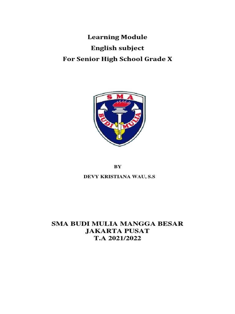 Modul KD 3.1 Kelas X | PDF | Reading Comprehension | Cognition