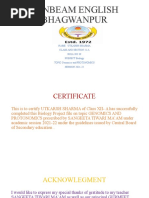 Certificate and Acknowledgement Class 12th Project | PDF