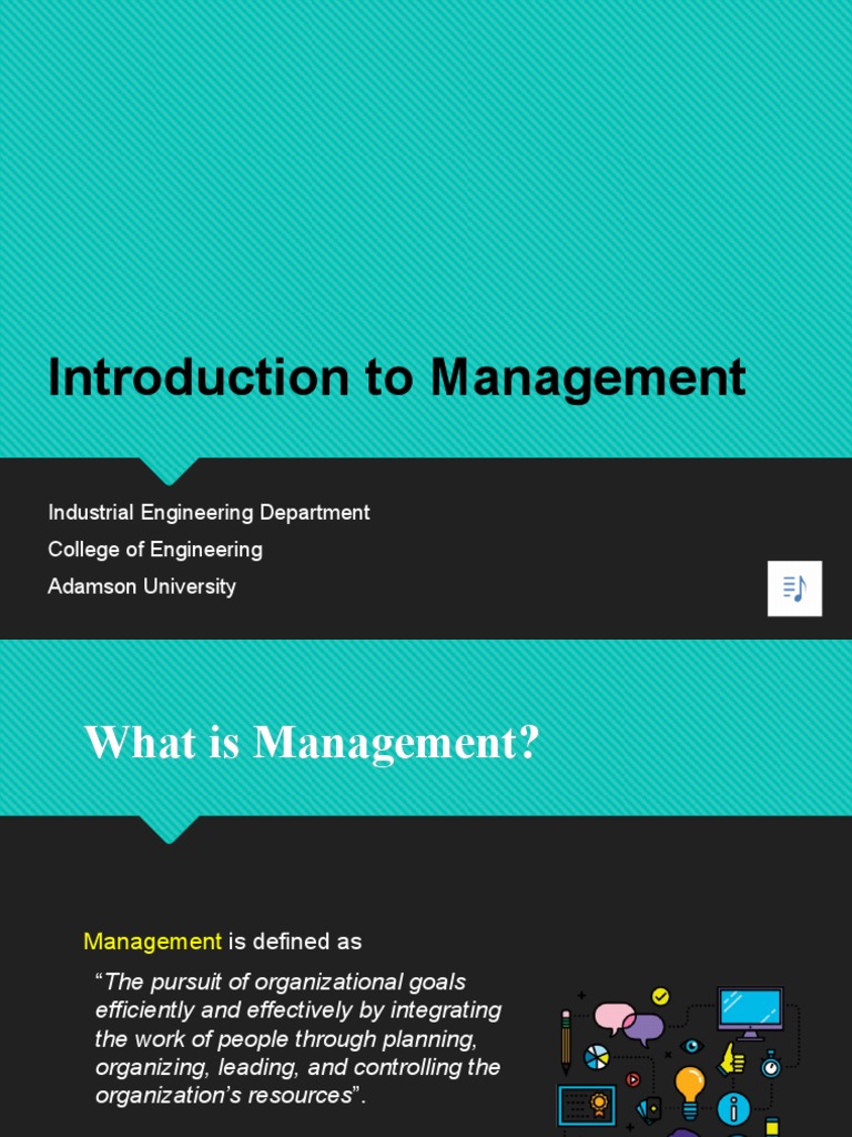 Introduction To Management (Slides) | PDF | System | Science
