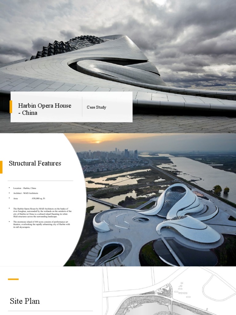 Harbin Opera House: Design & Materials | PDF | Wall | Roof