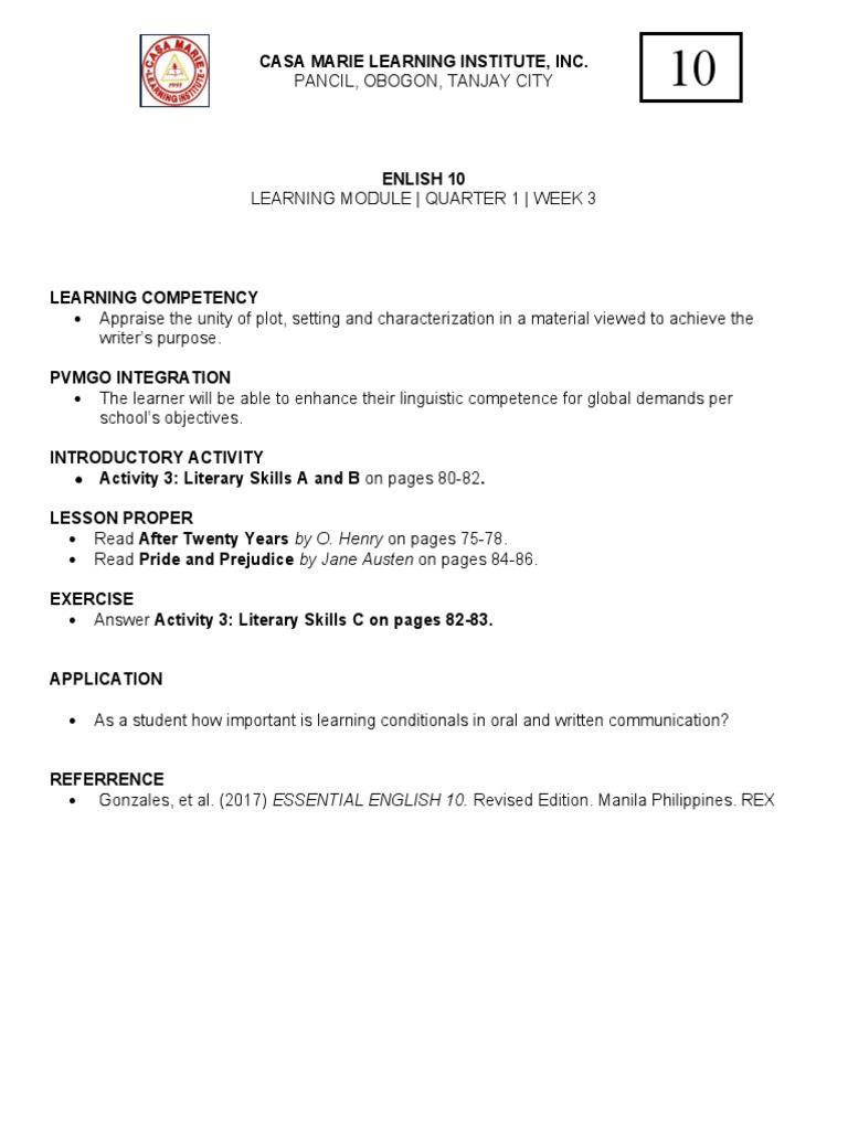 Casa Marie Learning Institute, Inc | PDF