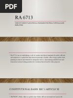 Public Service Code of Conduct Overview | PDF | Employment | Government