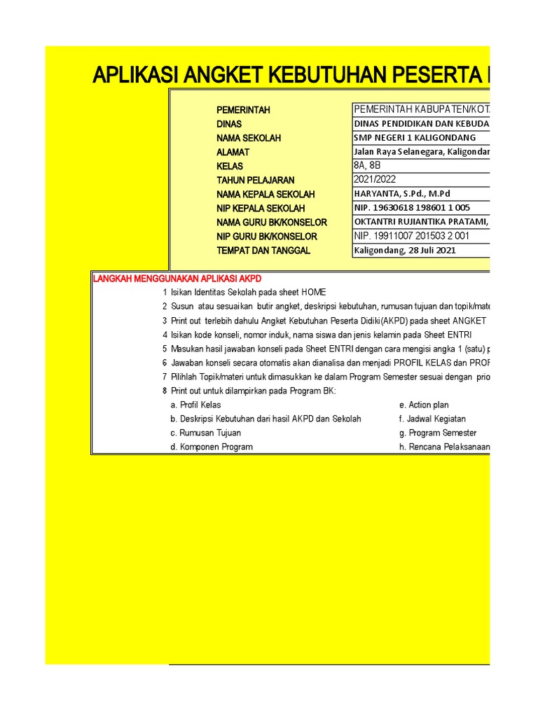 Akpd Darurat Covid 19 Kelas 8ab | PDF