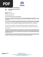 TCS Offer Letter PDF | PDF | Arbitration | Intellectual Property