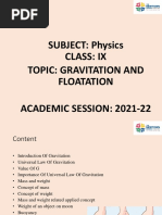 Class - 9 Science CH - 9 Question Bank | PDF | Force | Gravity