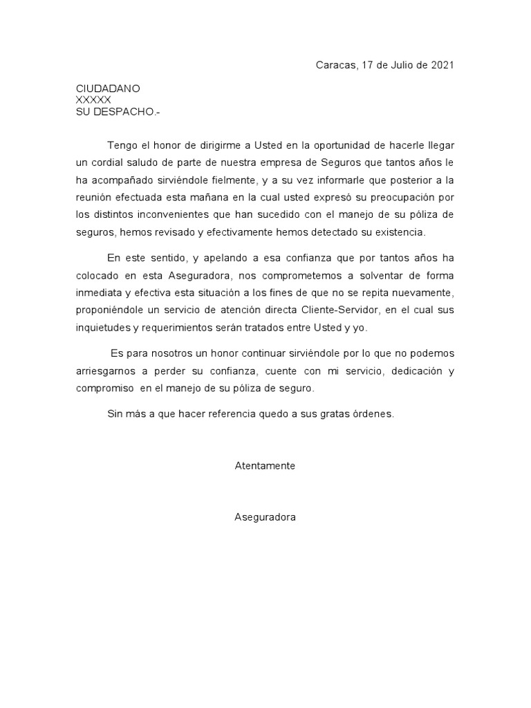 Modelo de Oficio Externo | PDF