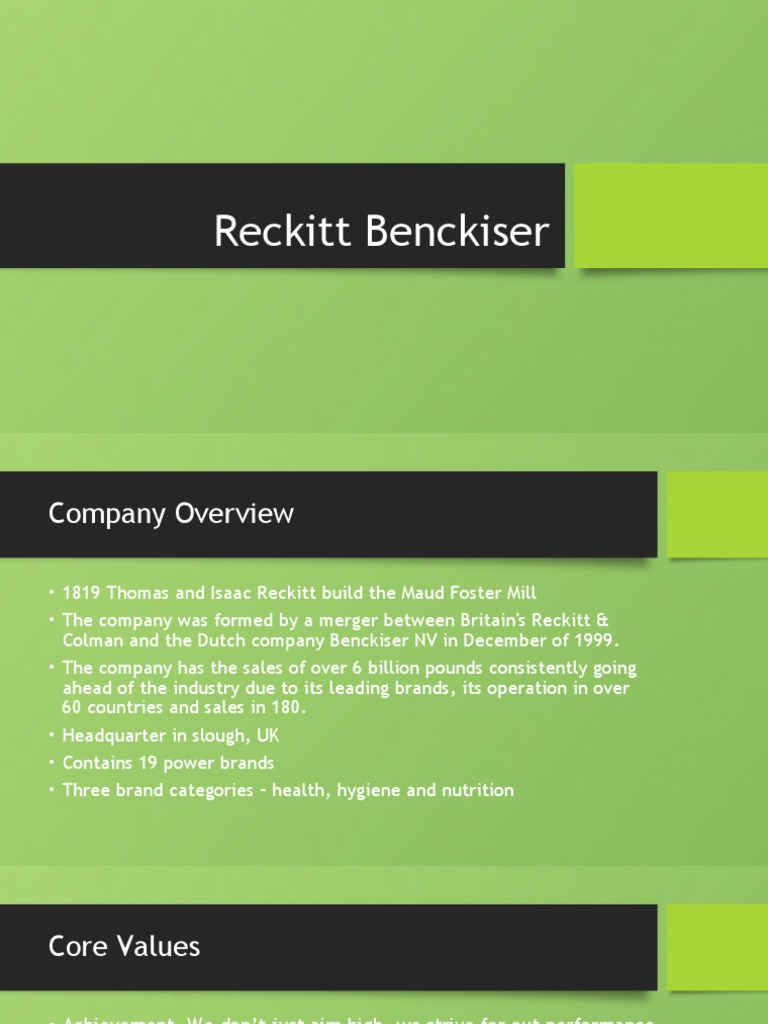 Reckitt | PDF