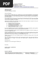 Application Letter For FO1 BFP | PDF