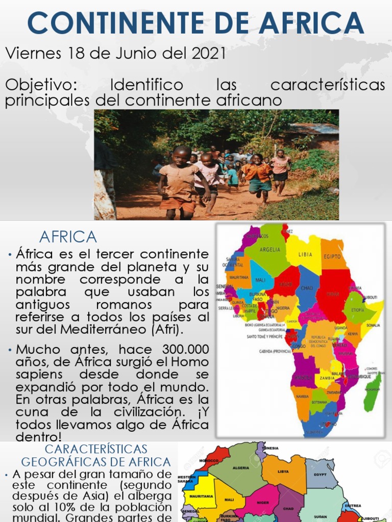 Características del Continente Africano | PDF | Ciencias sociales ...