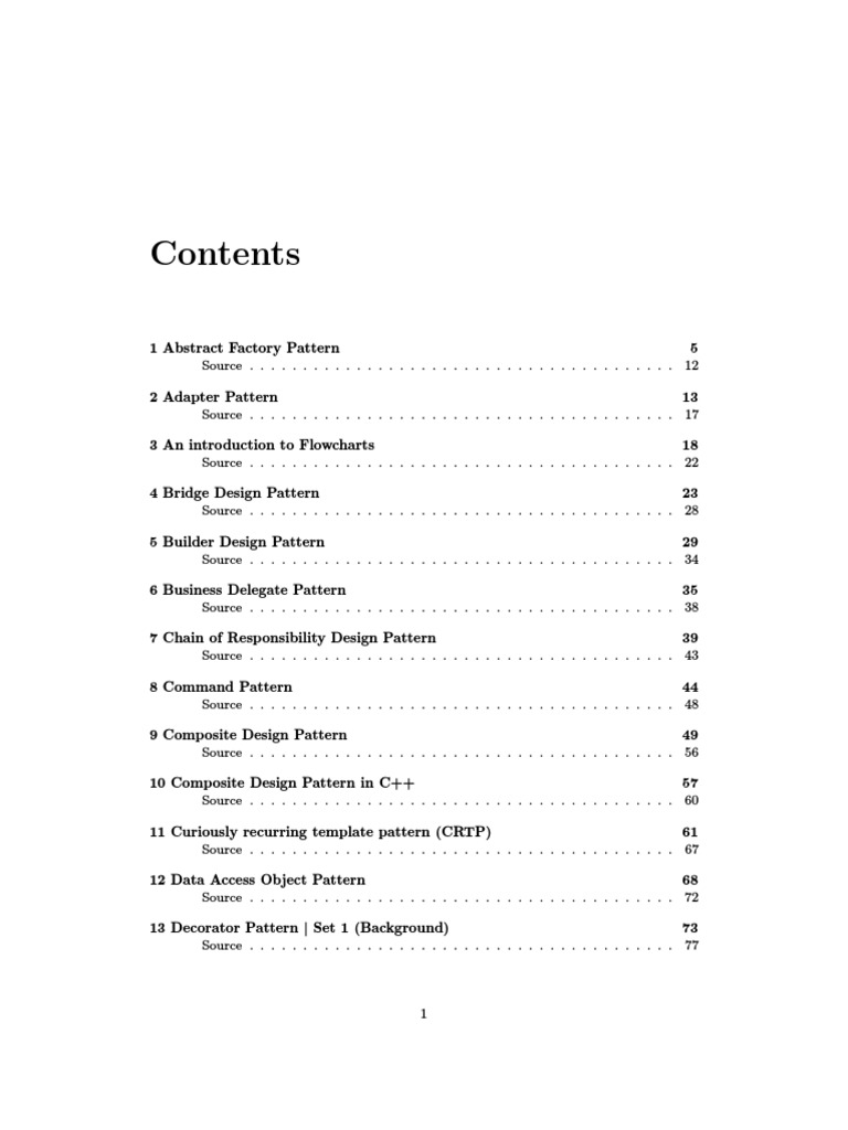 Design Pattern Pdf Class Computer Programming Method Computer Programming