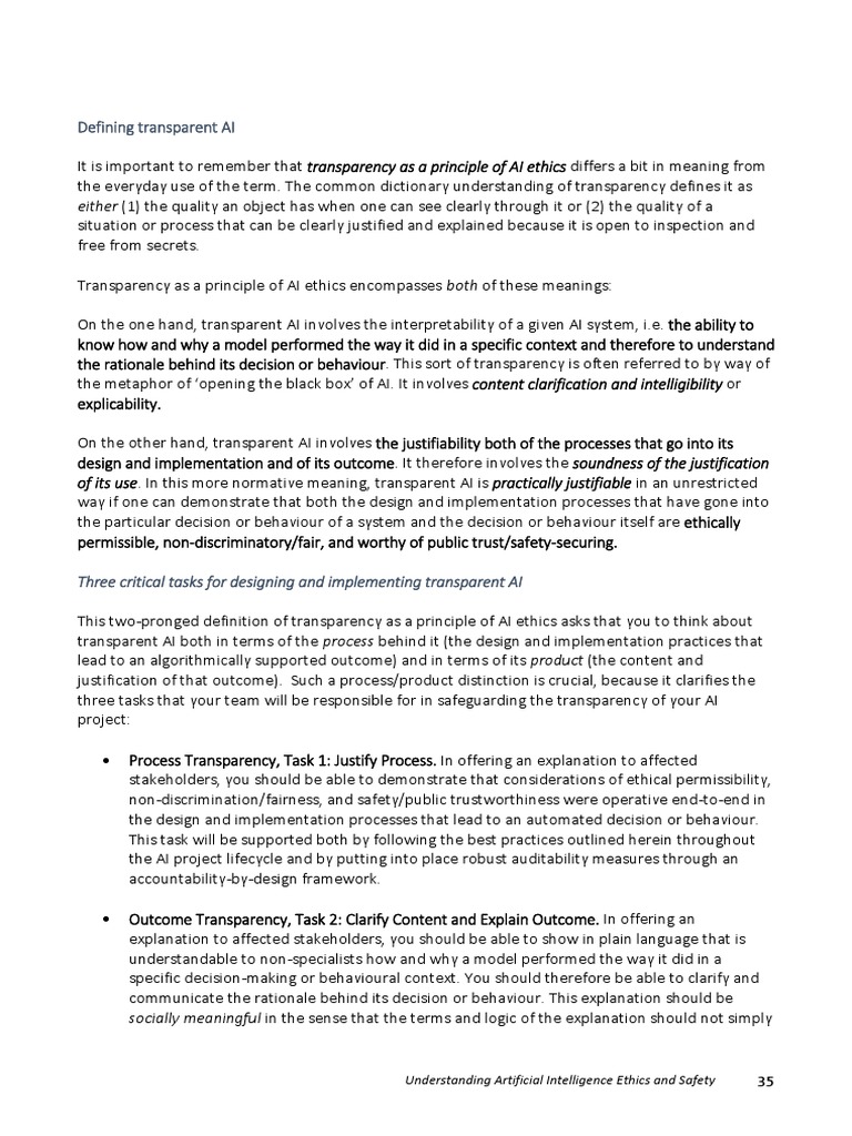 AI Ethics Project | PDF | Artificial Intelligence | Intelligence (AI ...