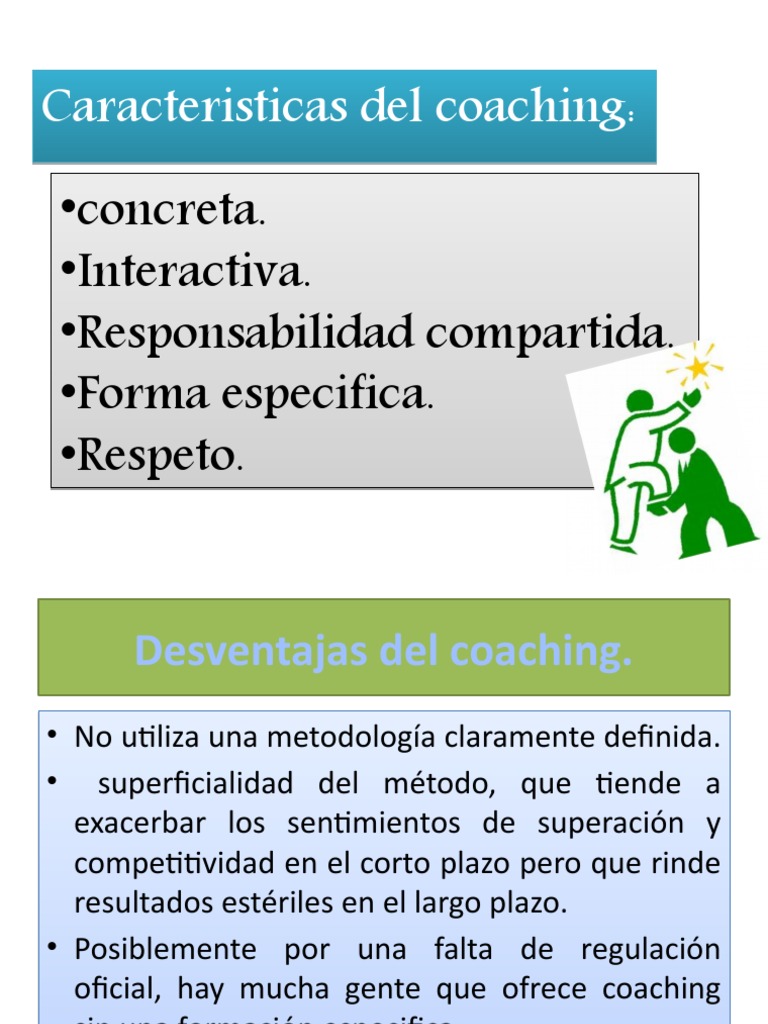 Coaching Caract. Ventajas y Desventajas. | PDF | Relaciones personales ...