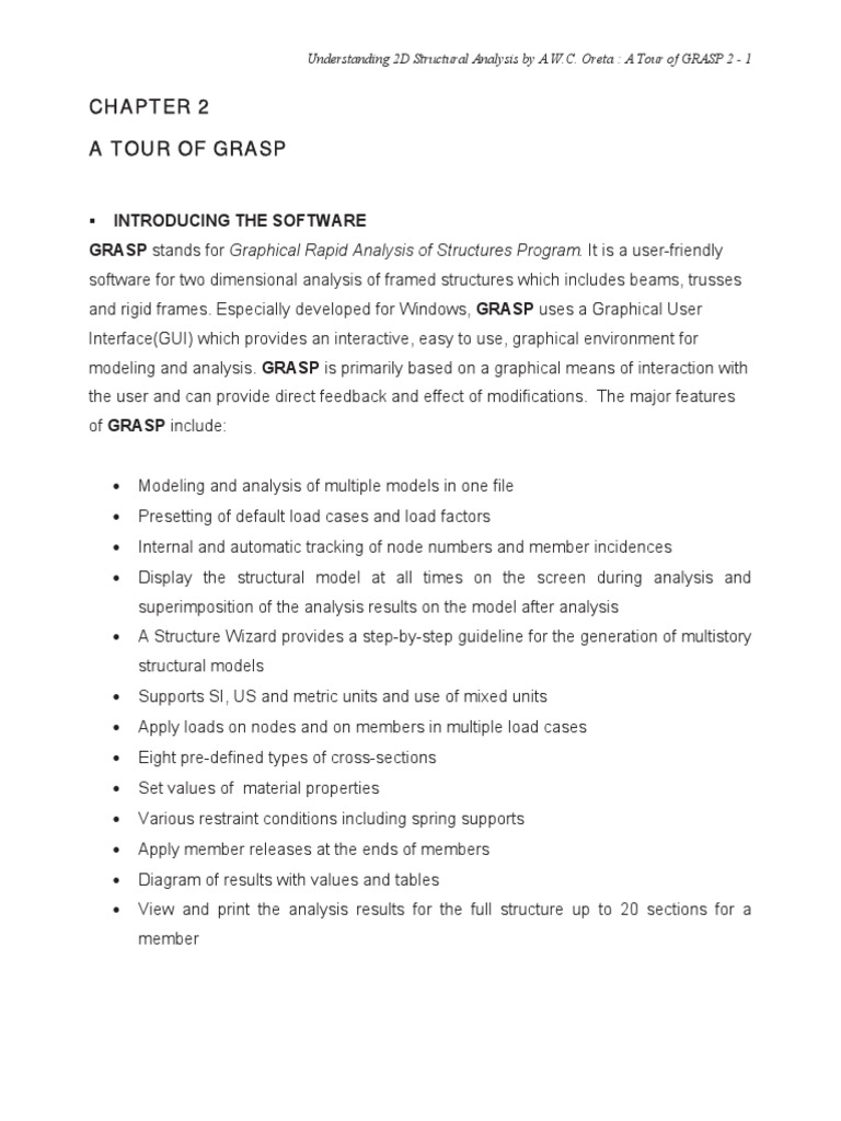 Understanding 2D Structural Analysis by AWCO | PDF | Graphical User ...