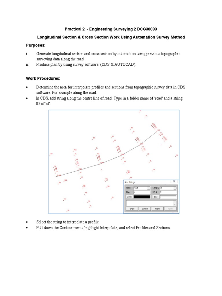 Processing Long&Cross Section Using CDS | PDF