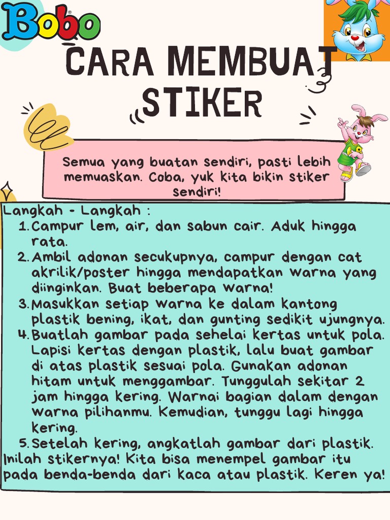 Membuat Stiker Sendiri | PDF