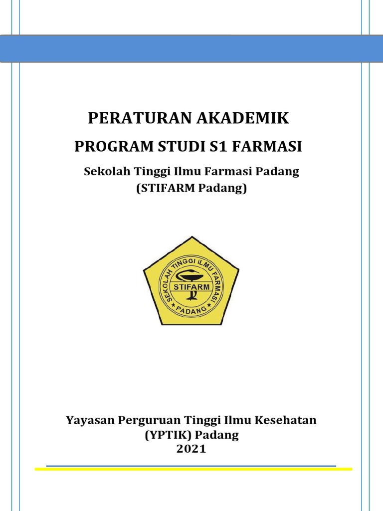 Peraturan Akademik S1 Farmasi STIFARM | PDF