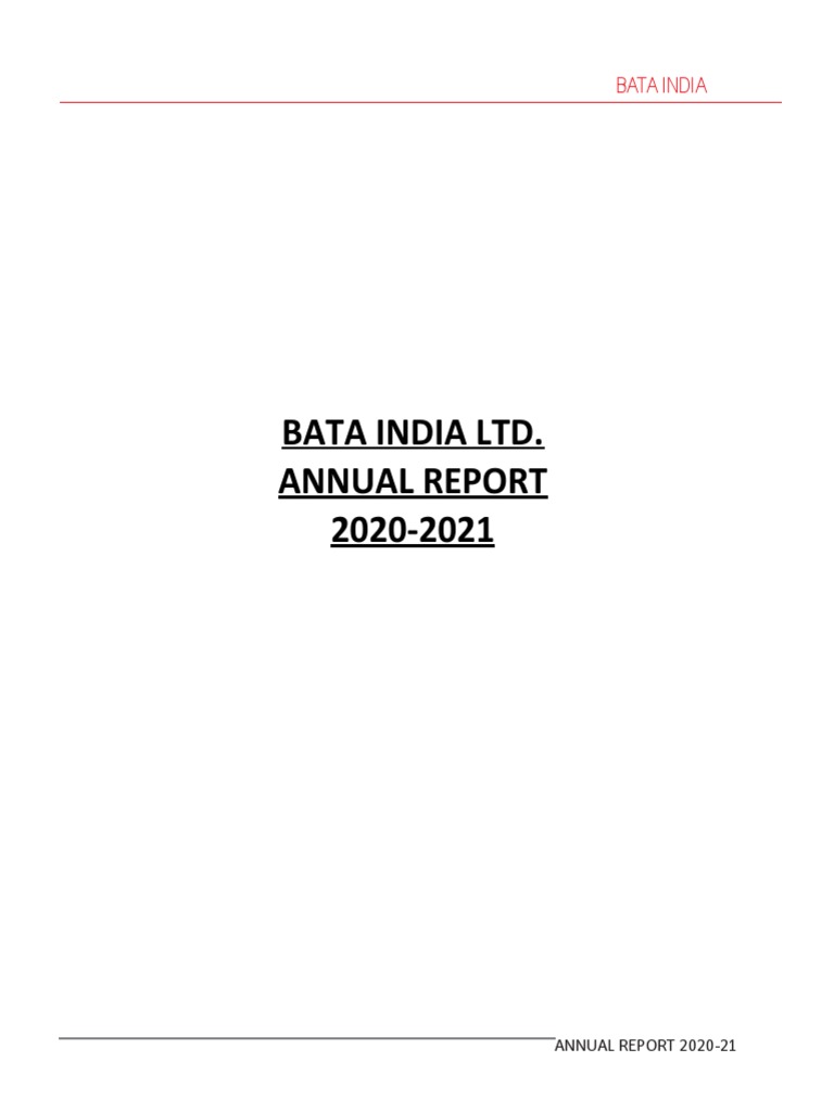Annual Report Bata | PDF | Audit | Internal Control