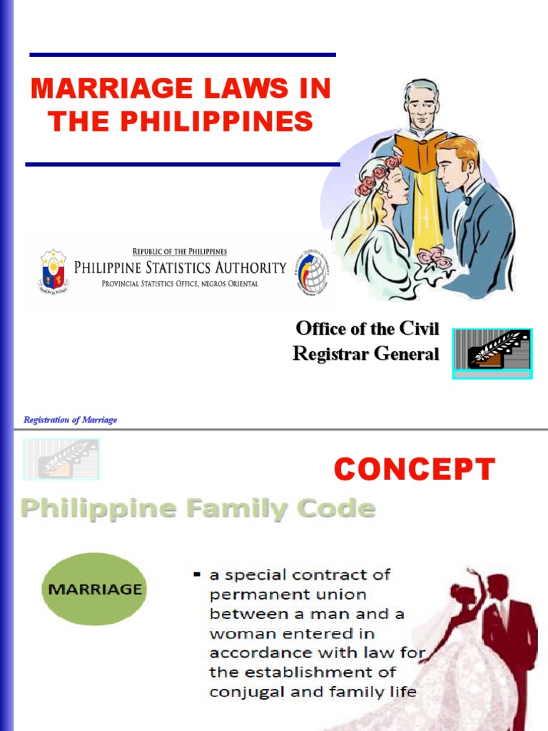 Marriage Laws in The Philippines: O C R G | PDF | Marriage | Marriage ...
