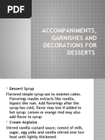 Classification/types of Desserts and Their Characteristics | PDF ...