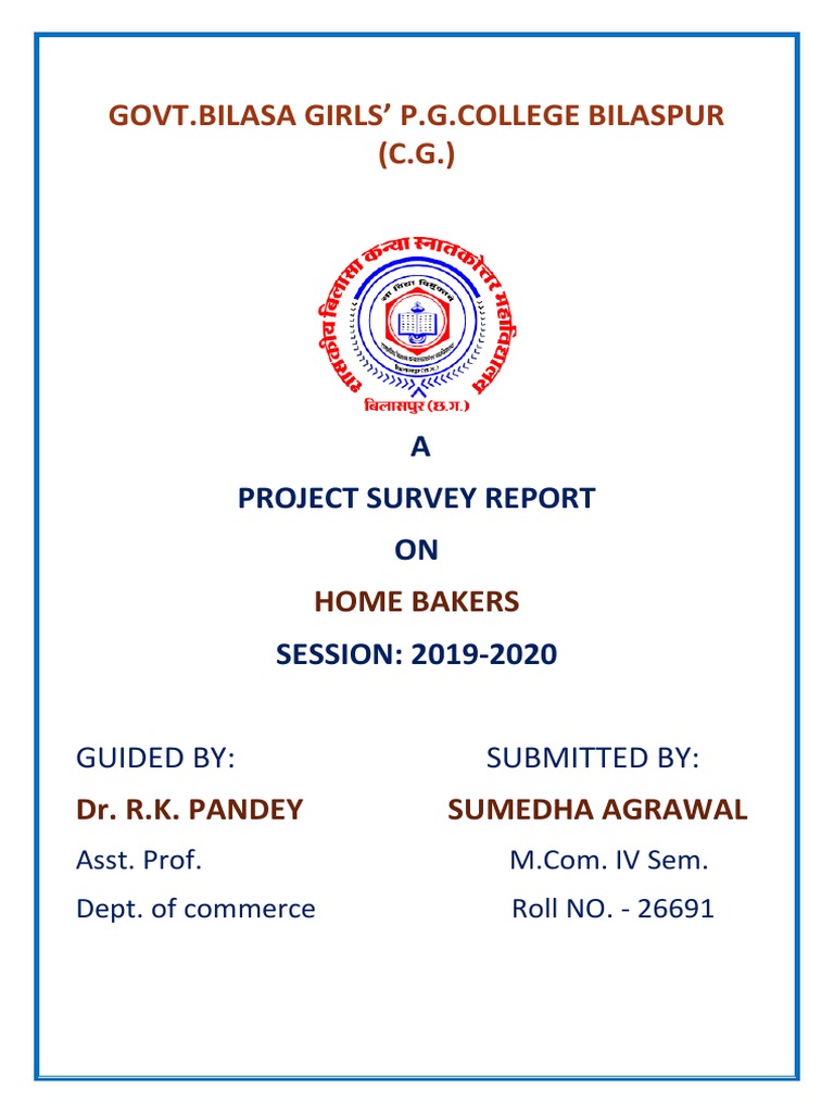 4th Semester Project Home Baker | PDF | Foods | Food And Drink Preparation