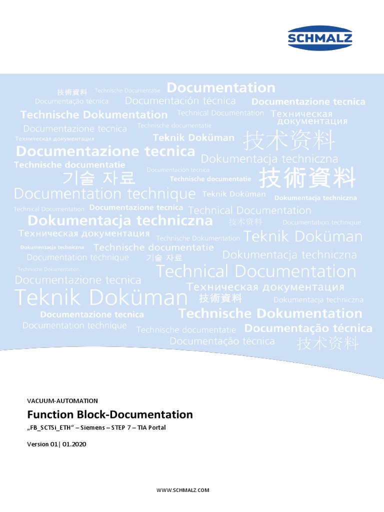 Function Block-Documentation: Vacuum-Automation | PDF | Parameter (Computer Programming) | Feedback