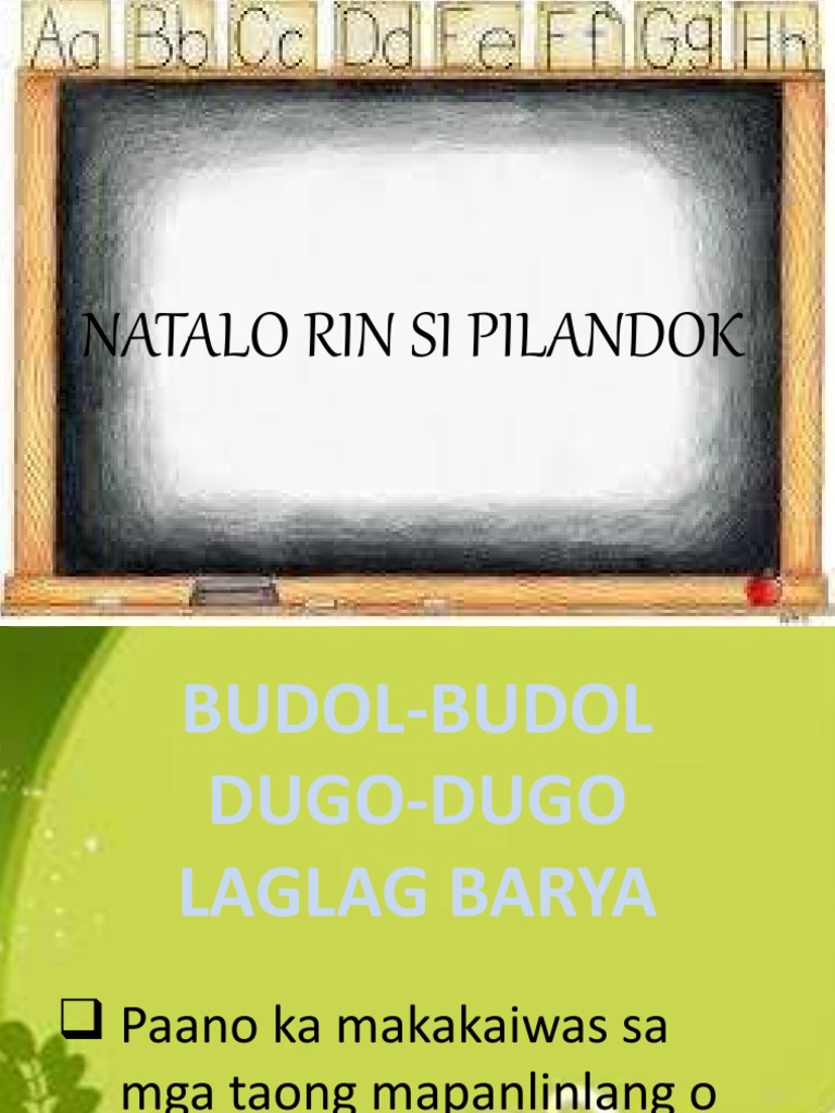 Natalo Rin Si Pilandok | PDF