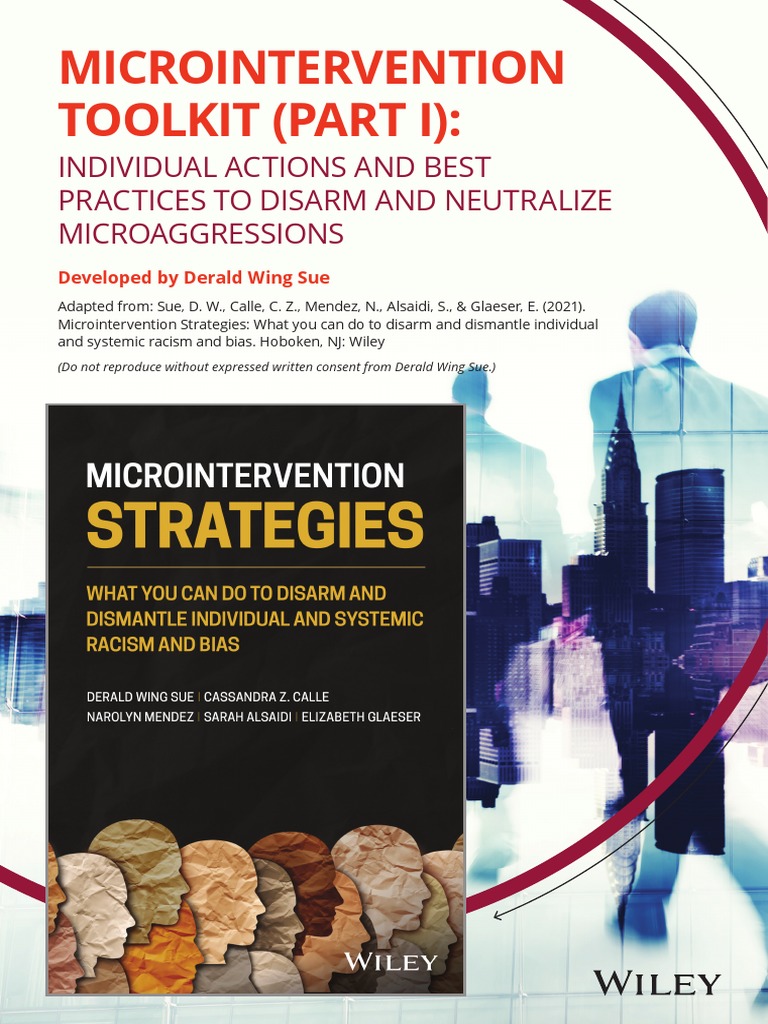 Microintervention Toolkit (Part I) :: Individual Actions and Best ...