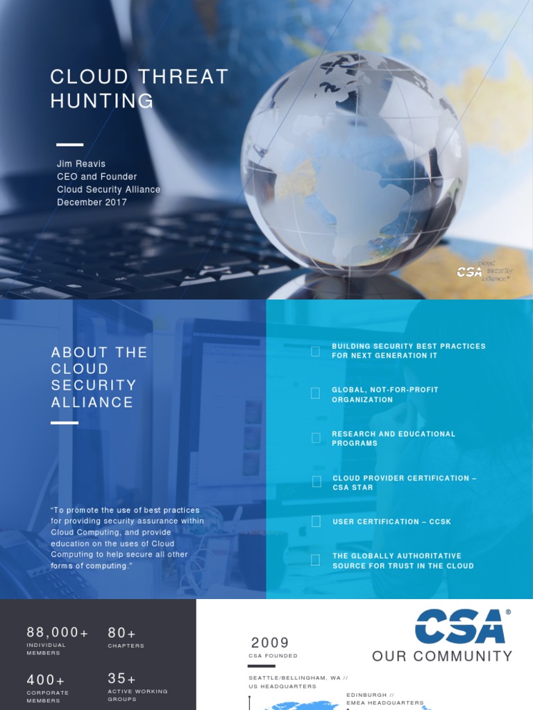 CSA Cloud Threat Hunting | PDF | Cloud Computing | Internet Of Things