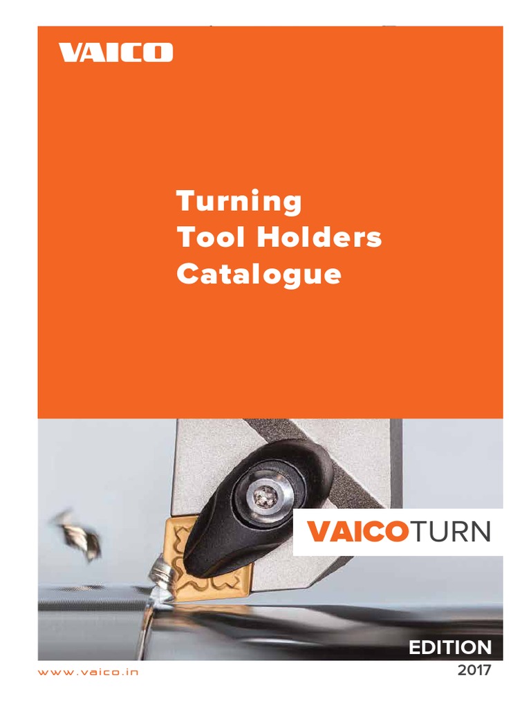 Vaico Turning Tool Holders Catalog | PDF | Machining | Metalworking