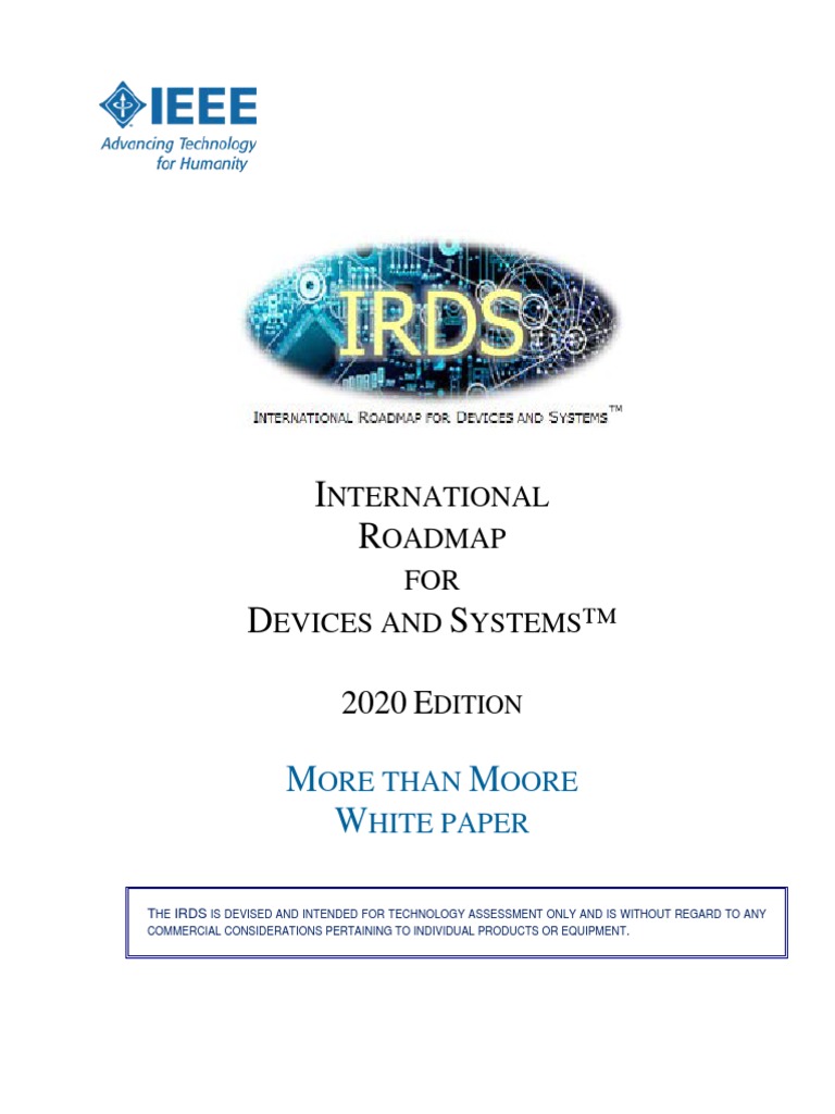 I R D S ™: Nternational Oadmap FOR Evices and Ystems | PDF | Sensor | Lidar