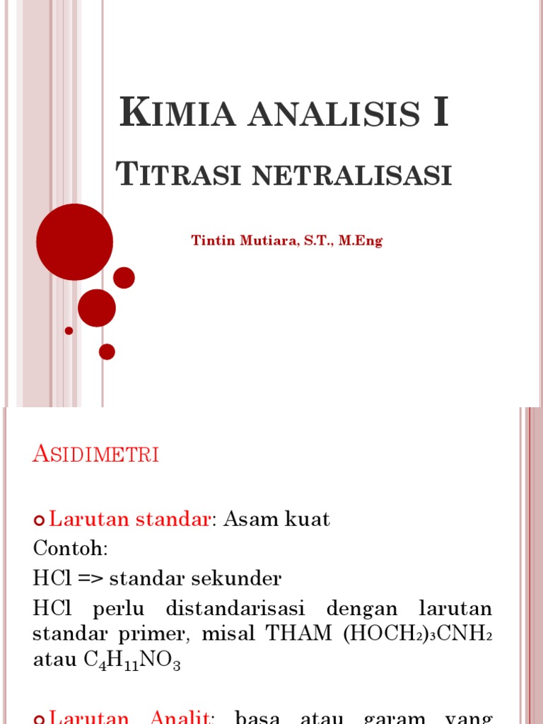 7.titrasi Netralisasi | PDF