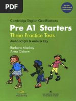 Starters 2. Authentic Examination Papers. Answer Booklet | PDF