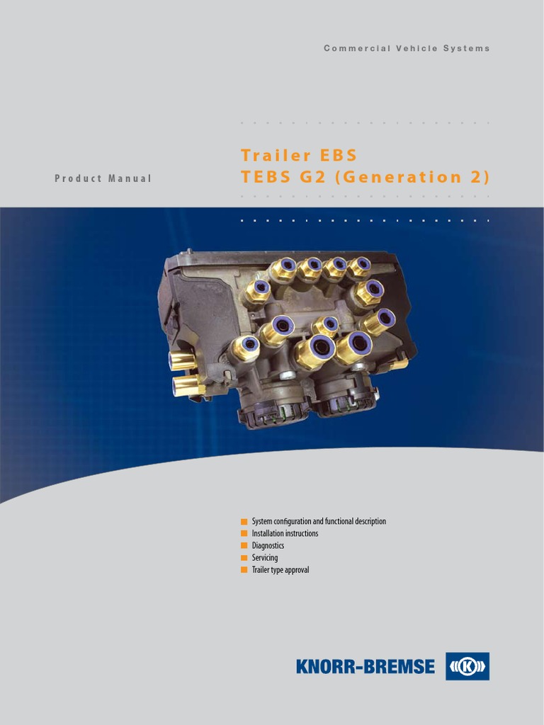 Knorr Bremse Tebs G2 | PDF | Anti Lock Braking System | Brake