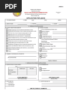 CS Form No. 6 Revised 2020 Application For Leave | PDF