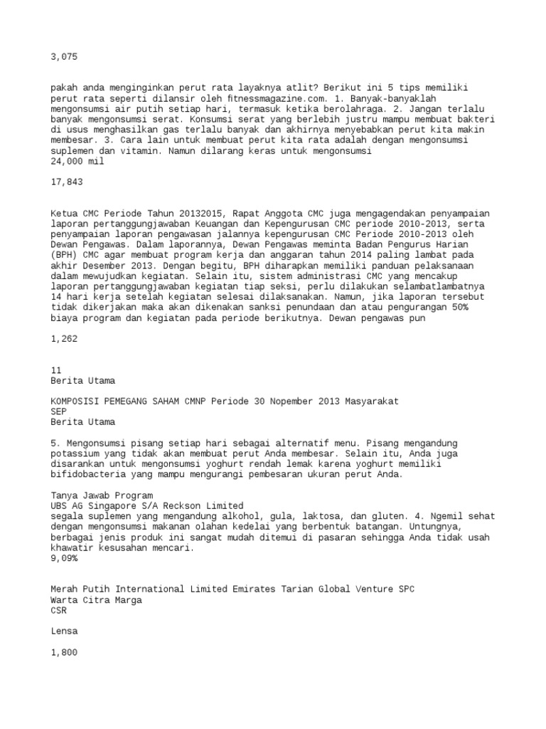 Bait 1 | PDF | Pengelolaan Keuangan & Uang