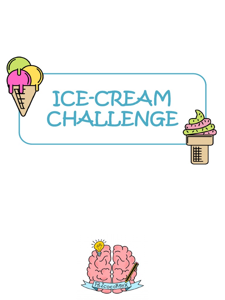 Ice Cream Challenge | PDF | Preparación de comida y bebida | Confitería