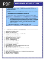 Relative Clauses Activity | PDF | Syntax | Linguistics