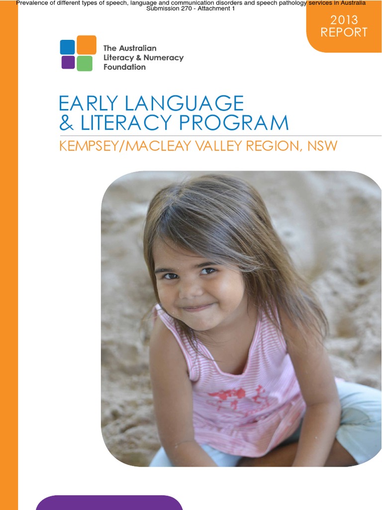 Early Language & Literacy Program: Kempsey/Macleay Valley Region, NSW ...