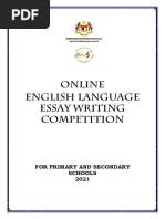Online English Language Essay Writing Competition: Rules and Guidelines ...