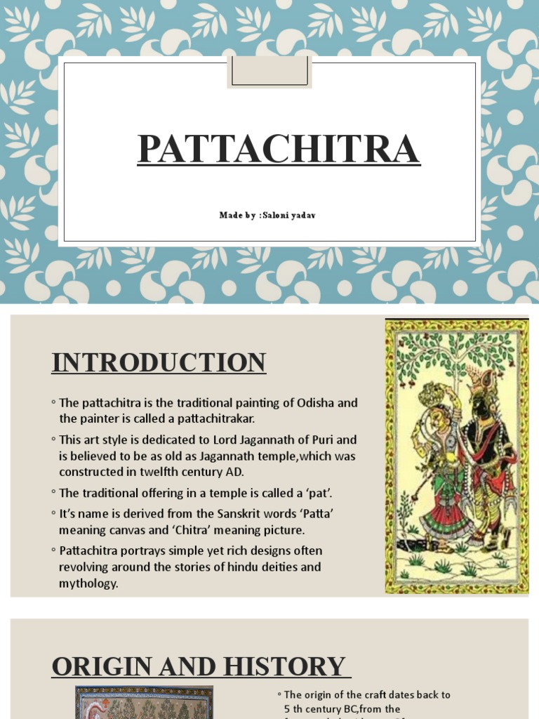 Pattachitra: Made By:saloni Yadav | PDF