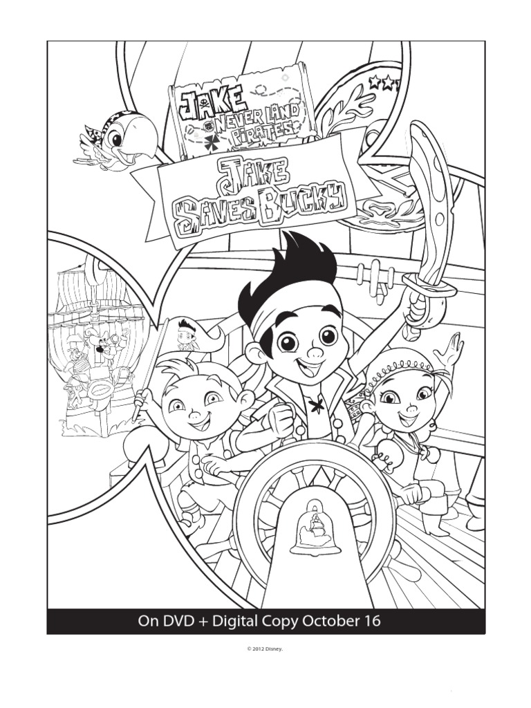 Jake and The Neverland Pirates Activity Sheet | PDF