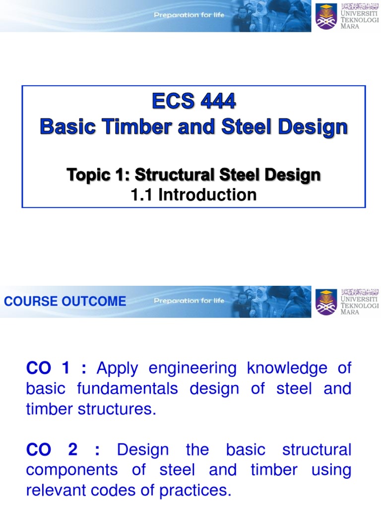 Steel & Timber Design Basics | PDF | Steel | Strength Of Materials